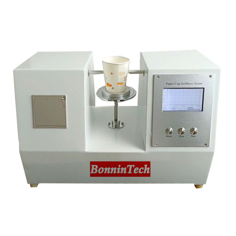 High Accuracy Touch Screen Paper Cup Stiffness Tester