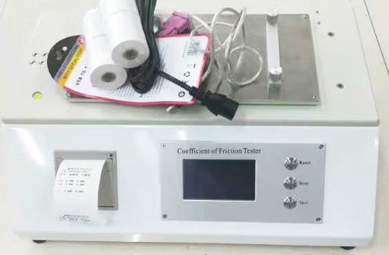 Iso 8295 Computerized Digital Coefficient Of Friction Cof Tester For Plastic Film Paper